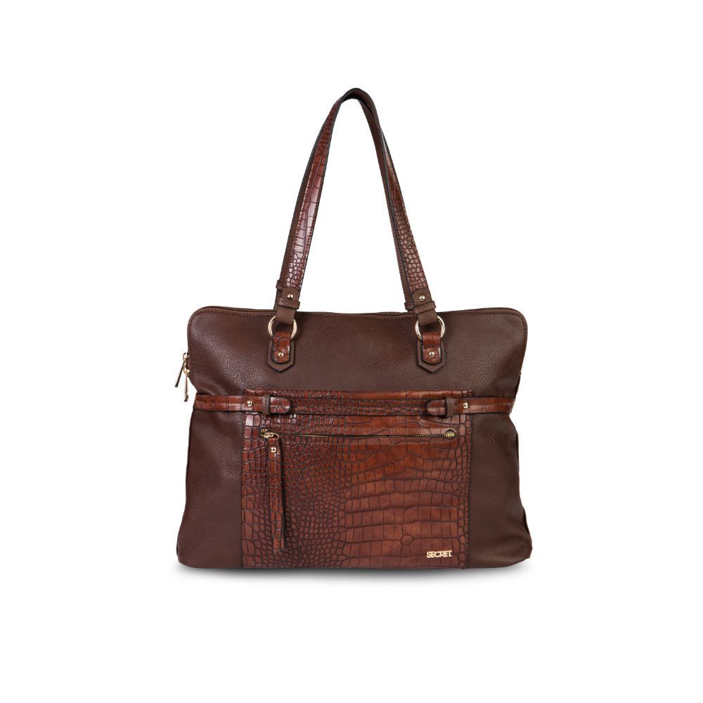 Cartera Porta Laptop 15" Malmo Marrón - Real Plaza