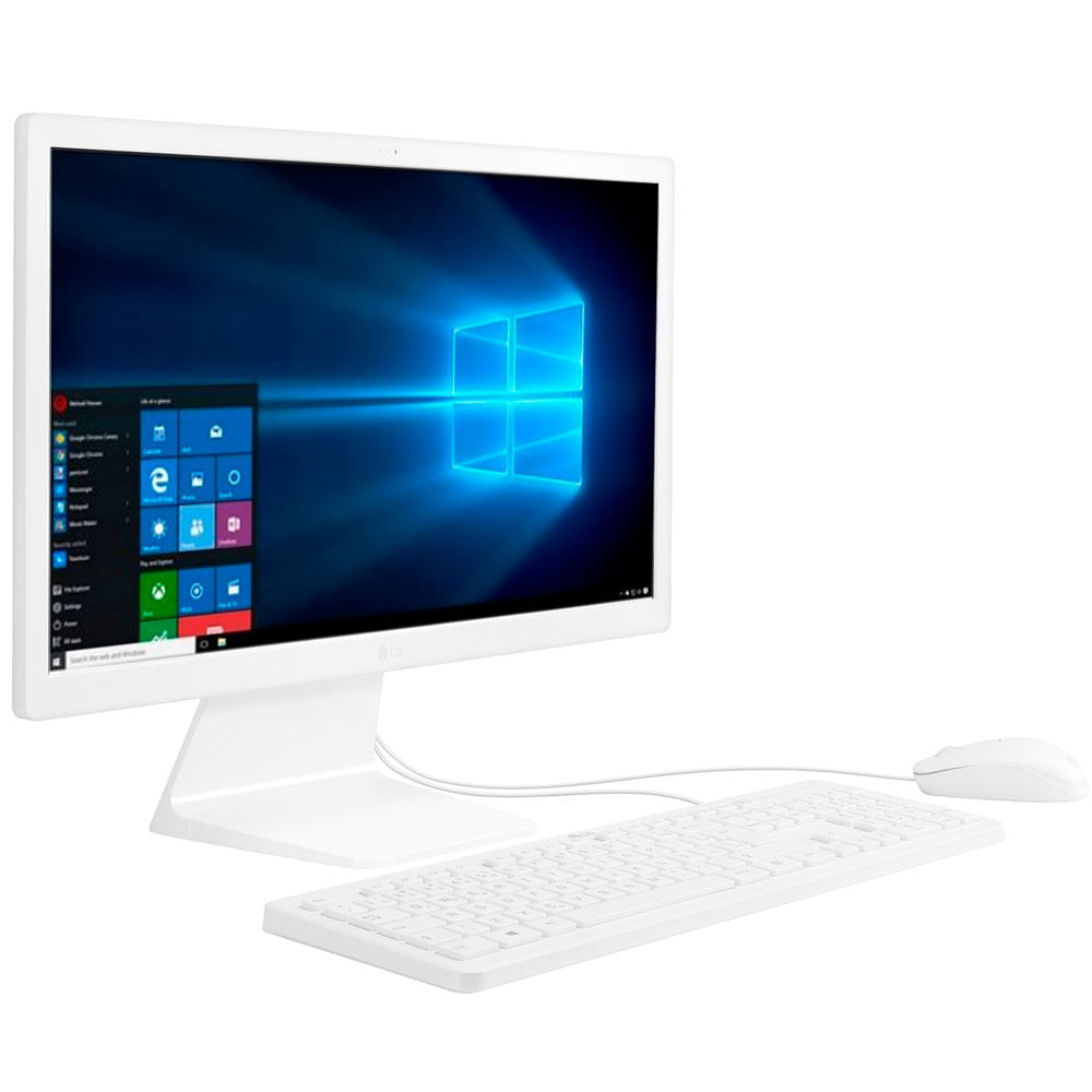 All in One LG 22V280 22" Celeron N4100 4GB 500GB Blanco - Real Plaza