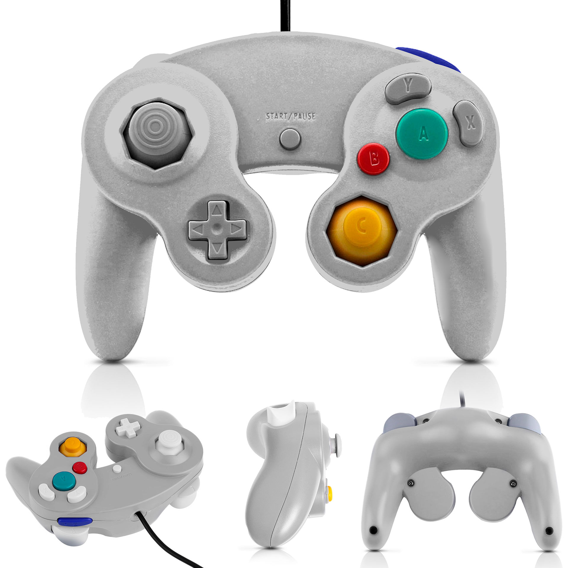 Mando Control para Nintendo Gamecube Blanco - Real Plaza
