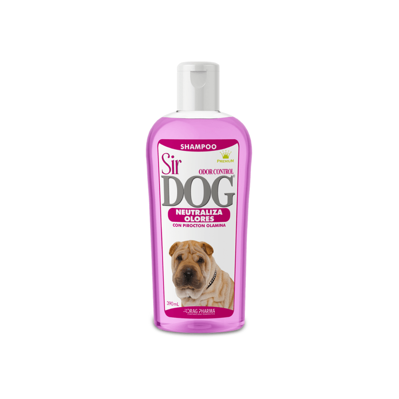 Sir Dog odor control shampoo control de olores perros 390Ml - Real Plaza