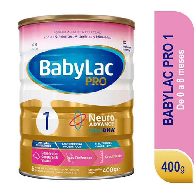 Babylac Pro 1 Neuro Advance - Lata 400 G - Real Plaza