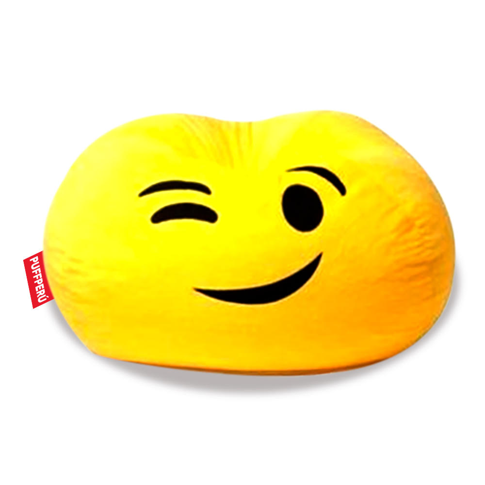 Puff Emoji PuffPerú Guiño Estándar Amarillo - Real Plaza
