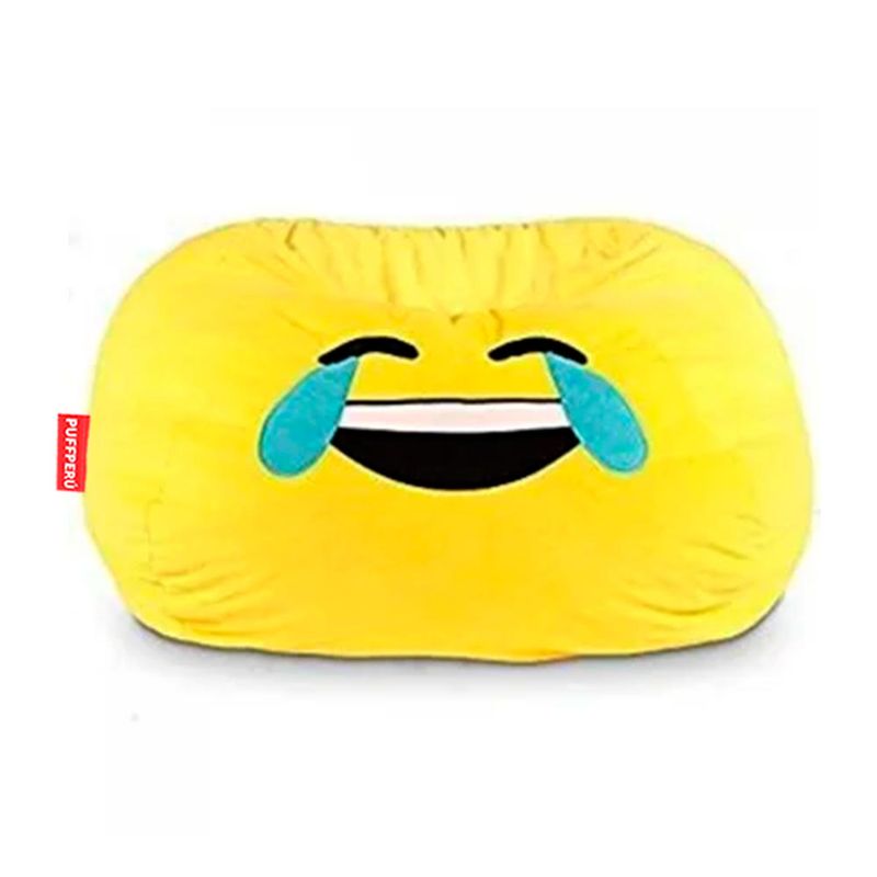 Puff Emoji PuffPerú Llorando Grande Amarillo - Real Plaza