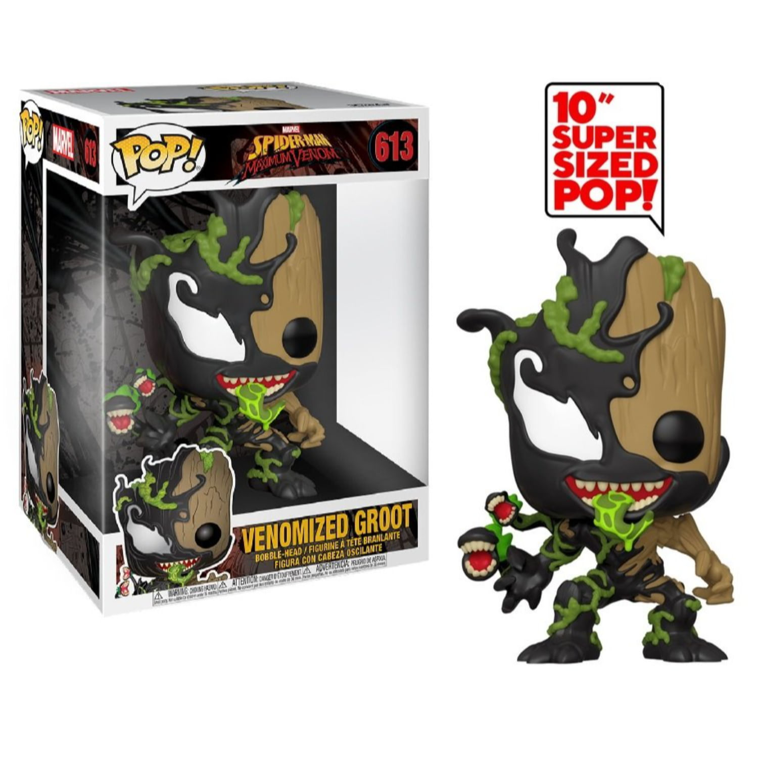 Funko Pop Spider-Man Maximum Venom - Venomized Groot (10 pulgadas ...