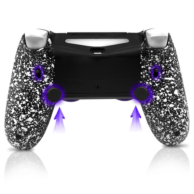 Mando PS4 Personalizado Purpura + Scuf + Topes - Real Plaza