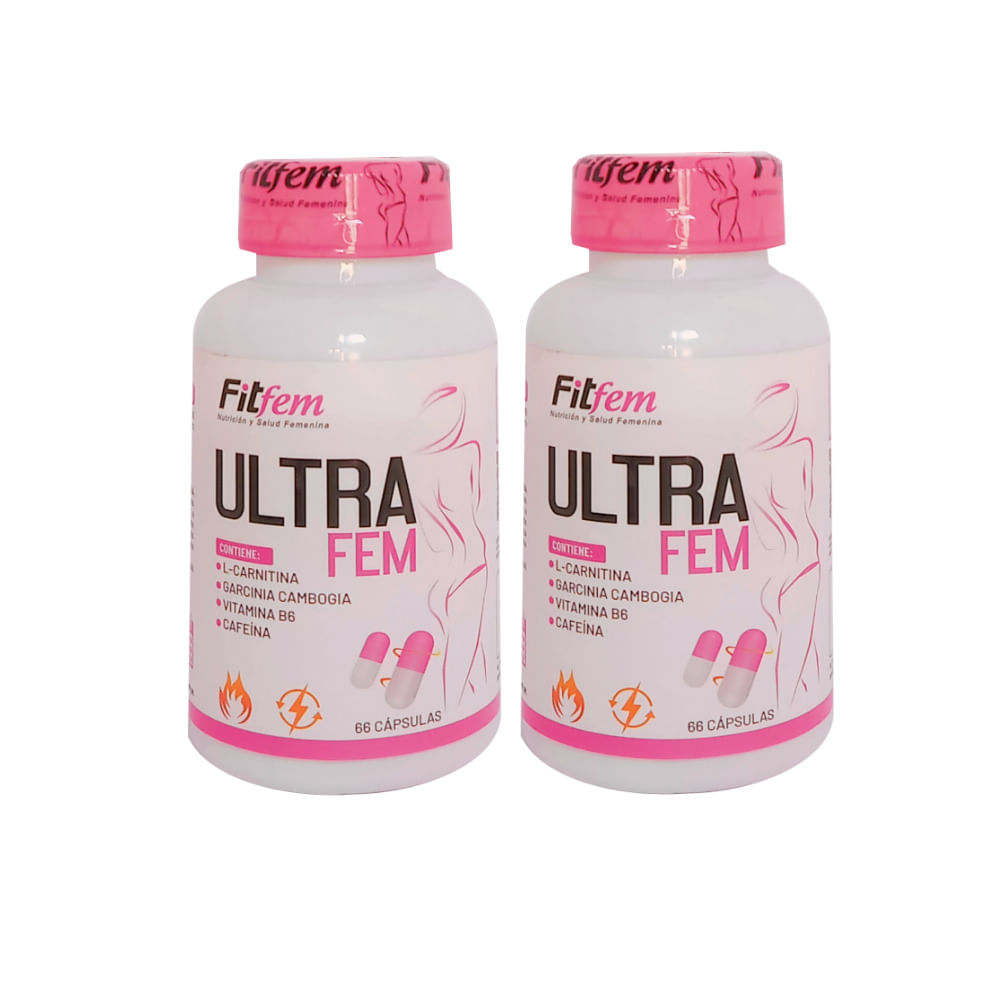 Termogénico Ultrafem 66 Caps X 2 - Real Plaza