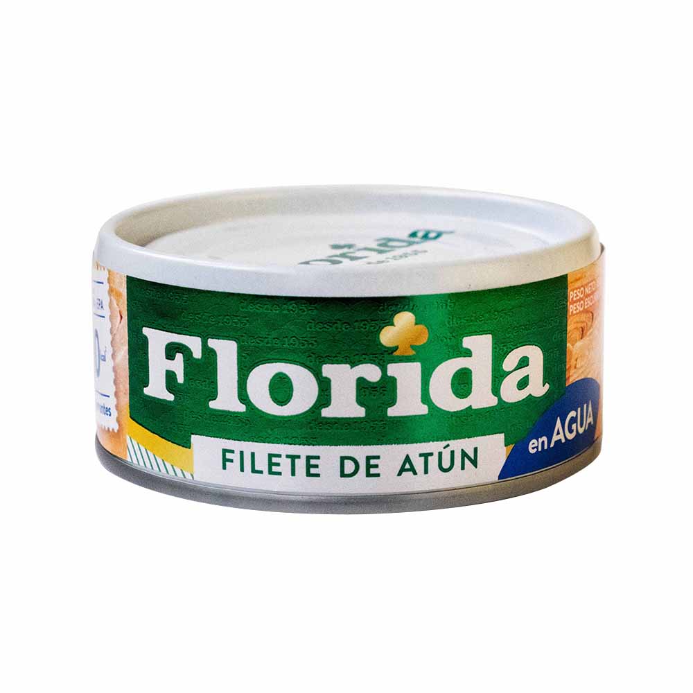 Filete Atun FLORIDA en Agua 110K Lata 150g - Real Plaza