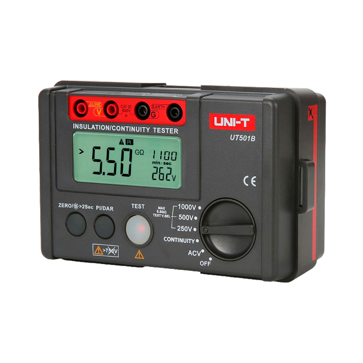 Megómetro Digital Uni-t UT501B - Real Plaza