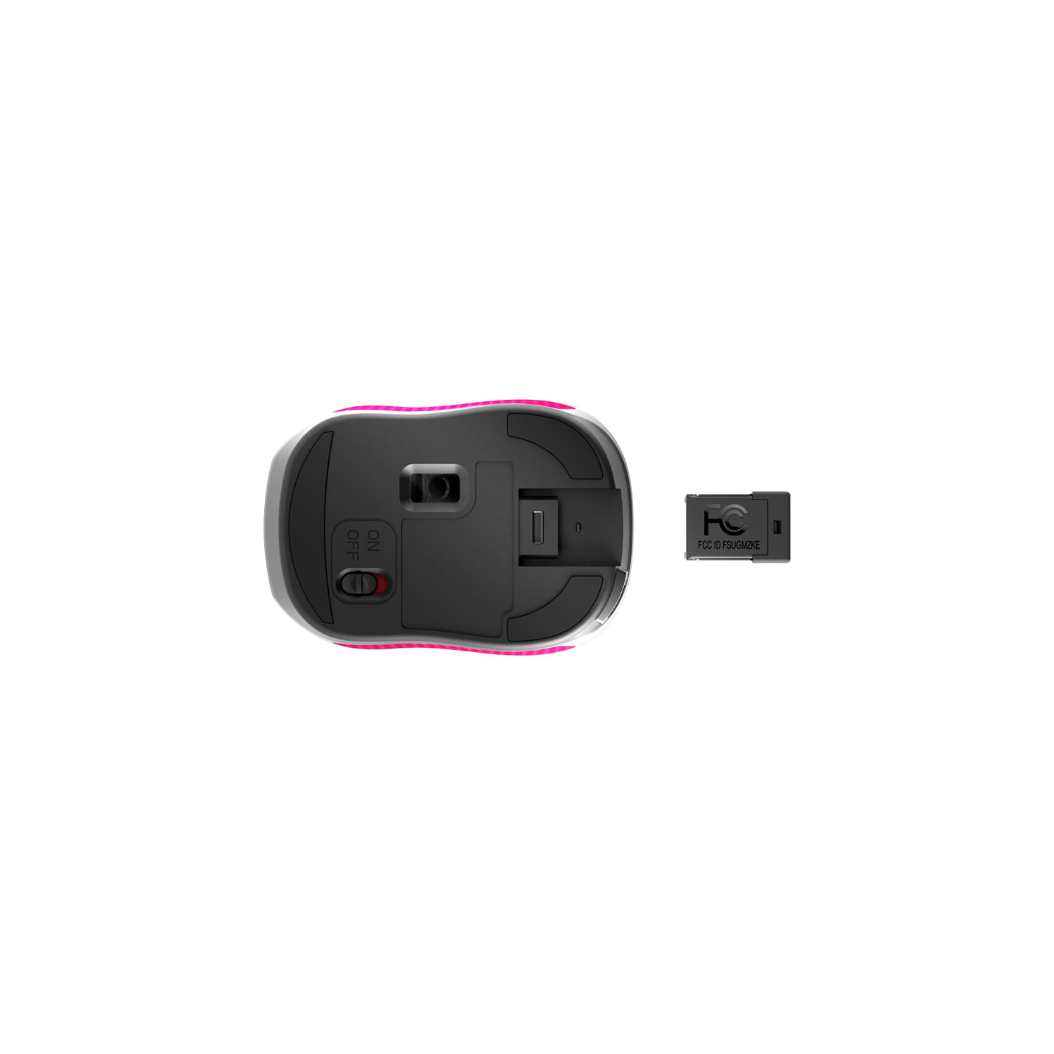 Mouse Genius Mini Micro Traveler 9000R Wireless Pink - Real Plaza