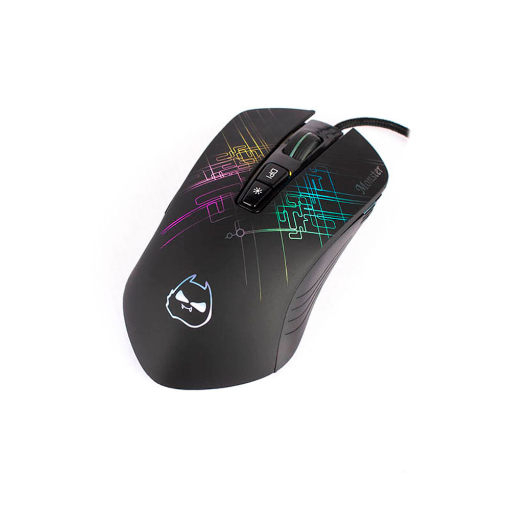 Mouse Halion HA-M529 Monster Gamer RGB - Real Plaza