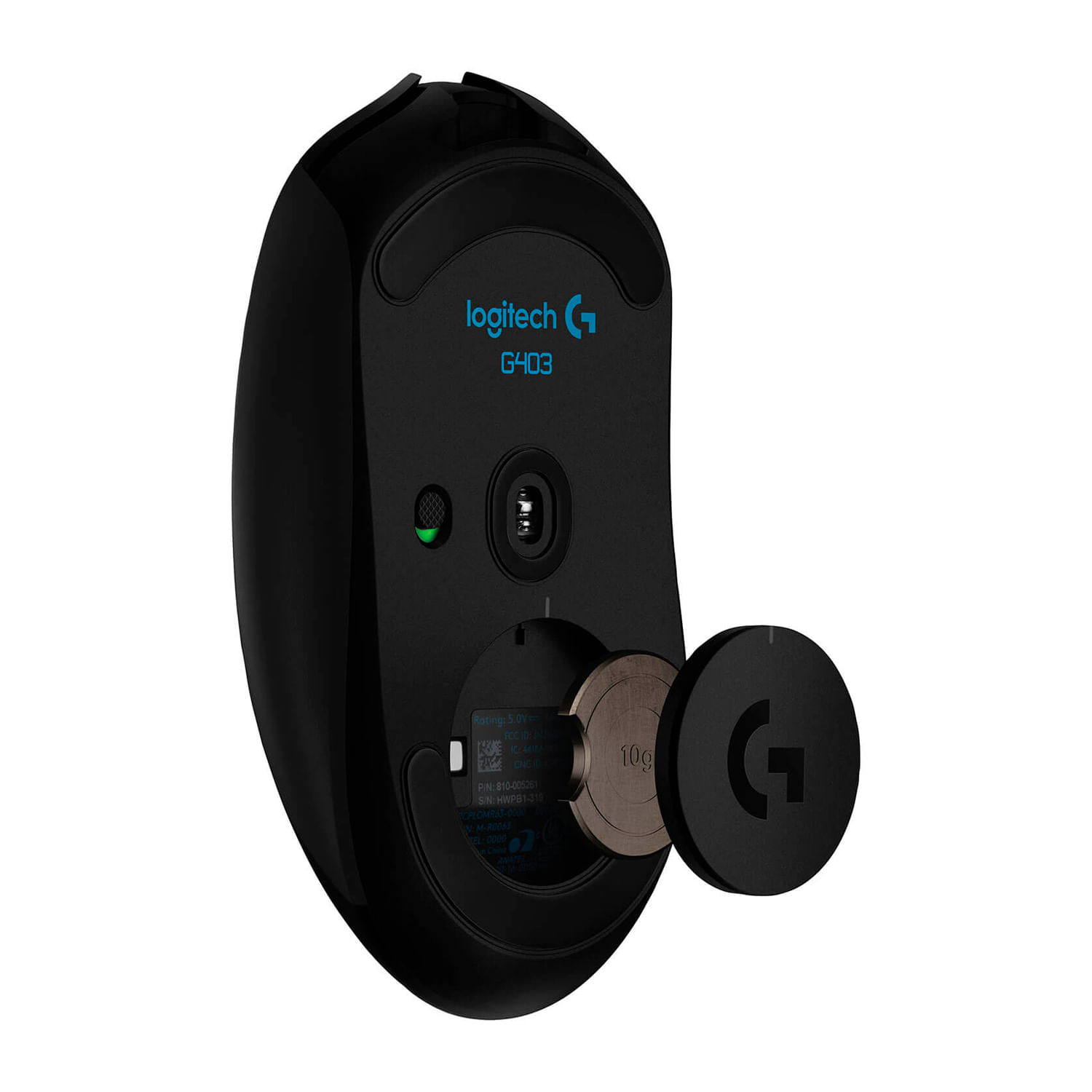 Mouse Óptico Logitech Hero G403 6 Botones RGB DPI 16000 Negro - Real Plaza