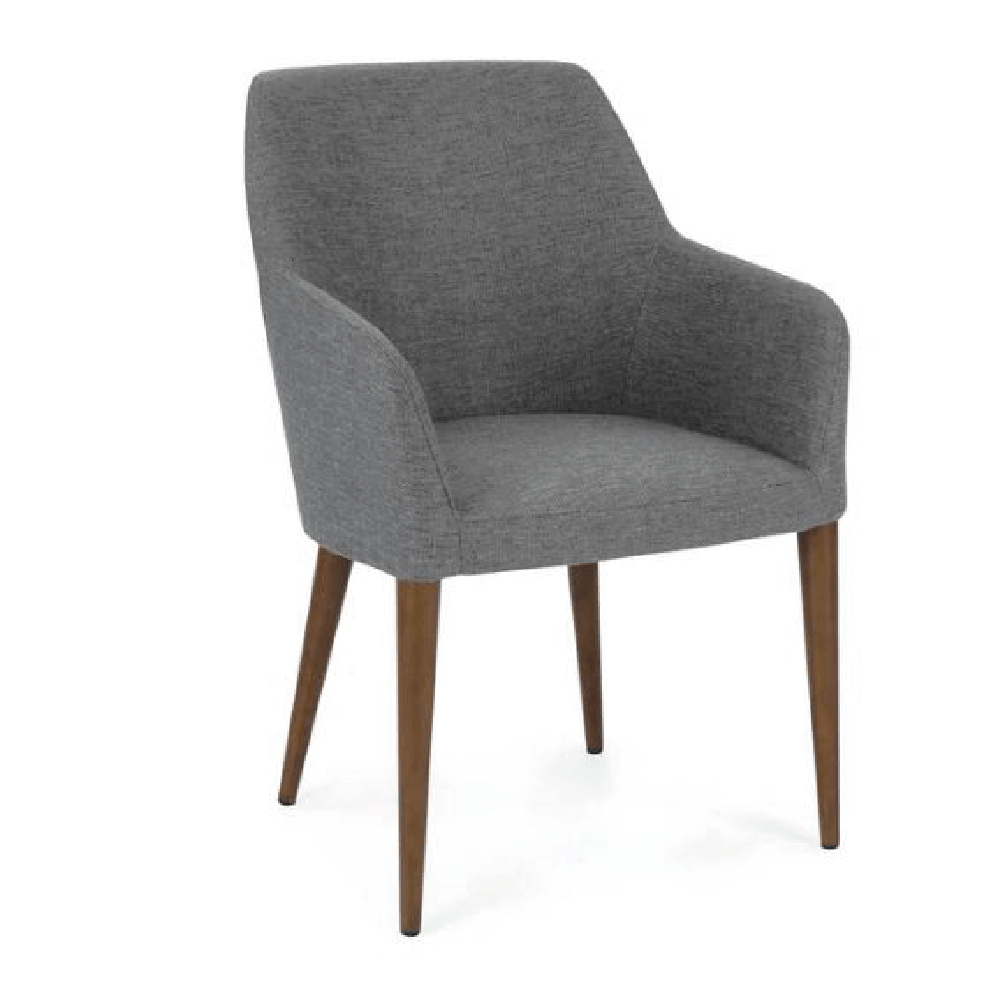 Silla Butaca Collen Gris Hogar - Real Plaza