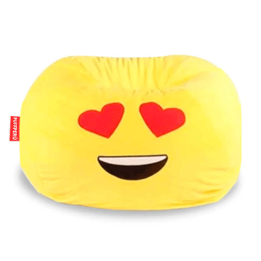 Puff Emoji PuffPerú Enamorado Estándar Amarillo - Real Plaza