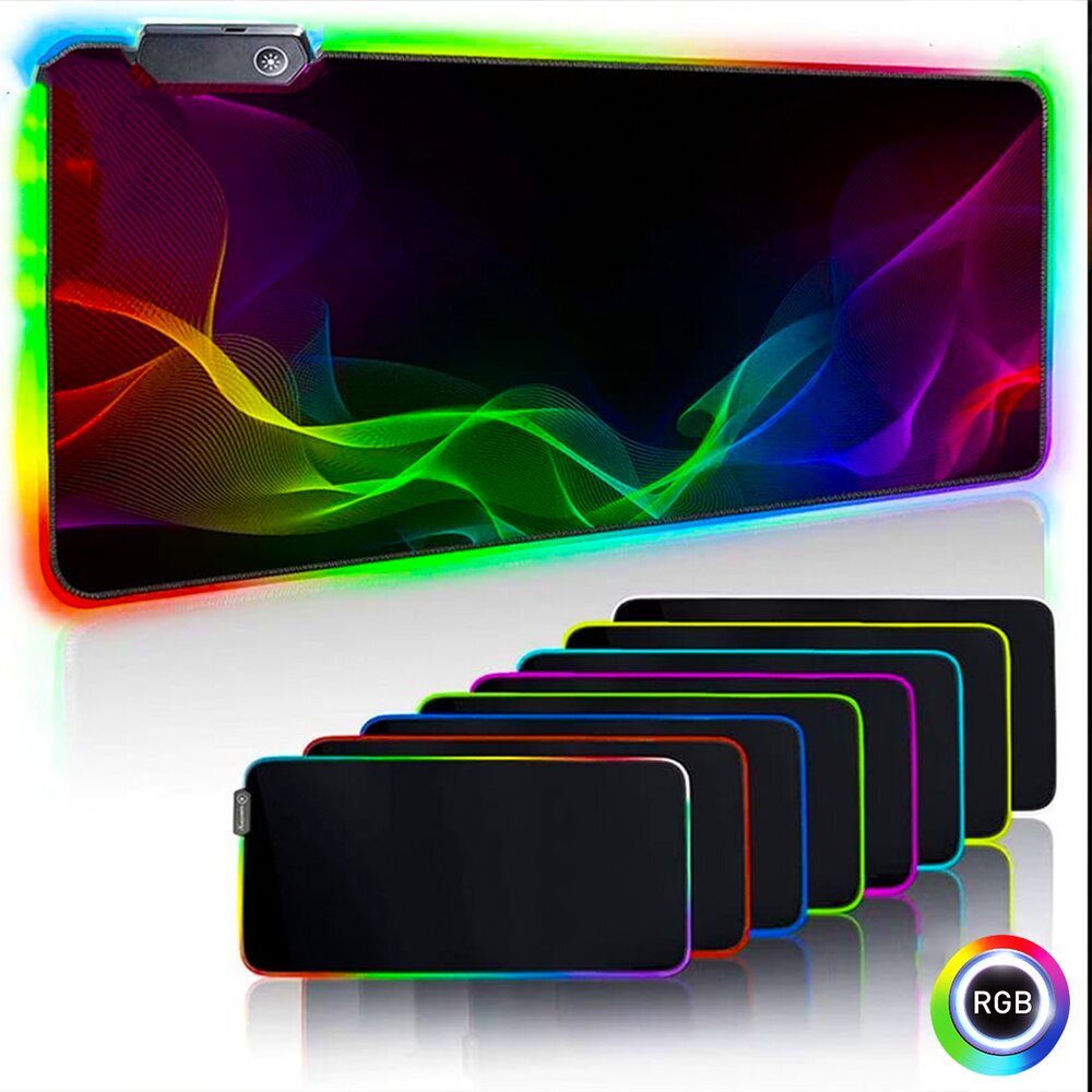 Mousepad Gamer RGB XL 80cm x 30cm Free Fire Call of Duty PUGB - Real Plaza