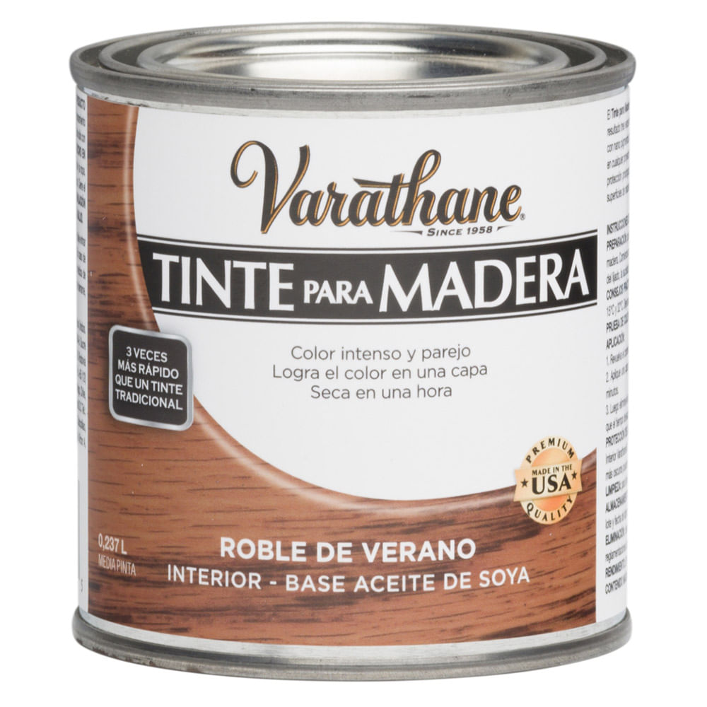 Tinte para madera Rust Oleum Varathane Roble de Verano 0,237L - Real Plaza