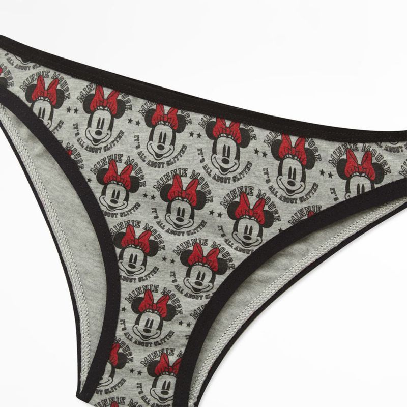 Calzón Bikini Juvenil Minnie Glitter Disney - Real Plaza