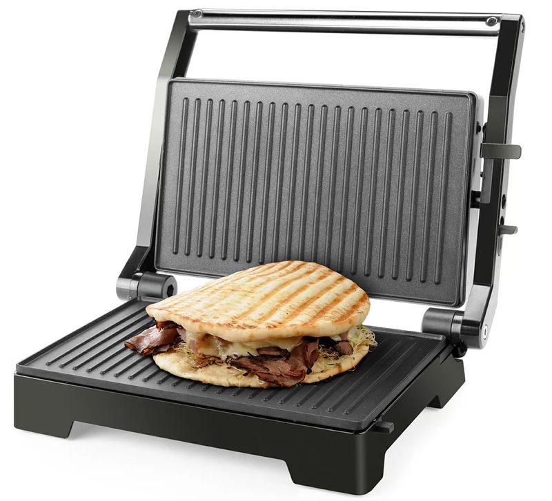 Mini Grill Taurus Crispy & Co 2 en 1 Grill + Plancha de Asar - Real Plaza