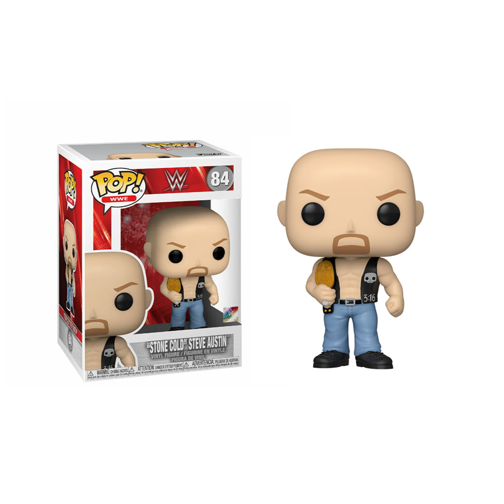 Funko Pop! Wwe Sc Steve Austin W Belt - Real Plaza