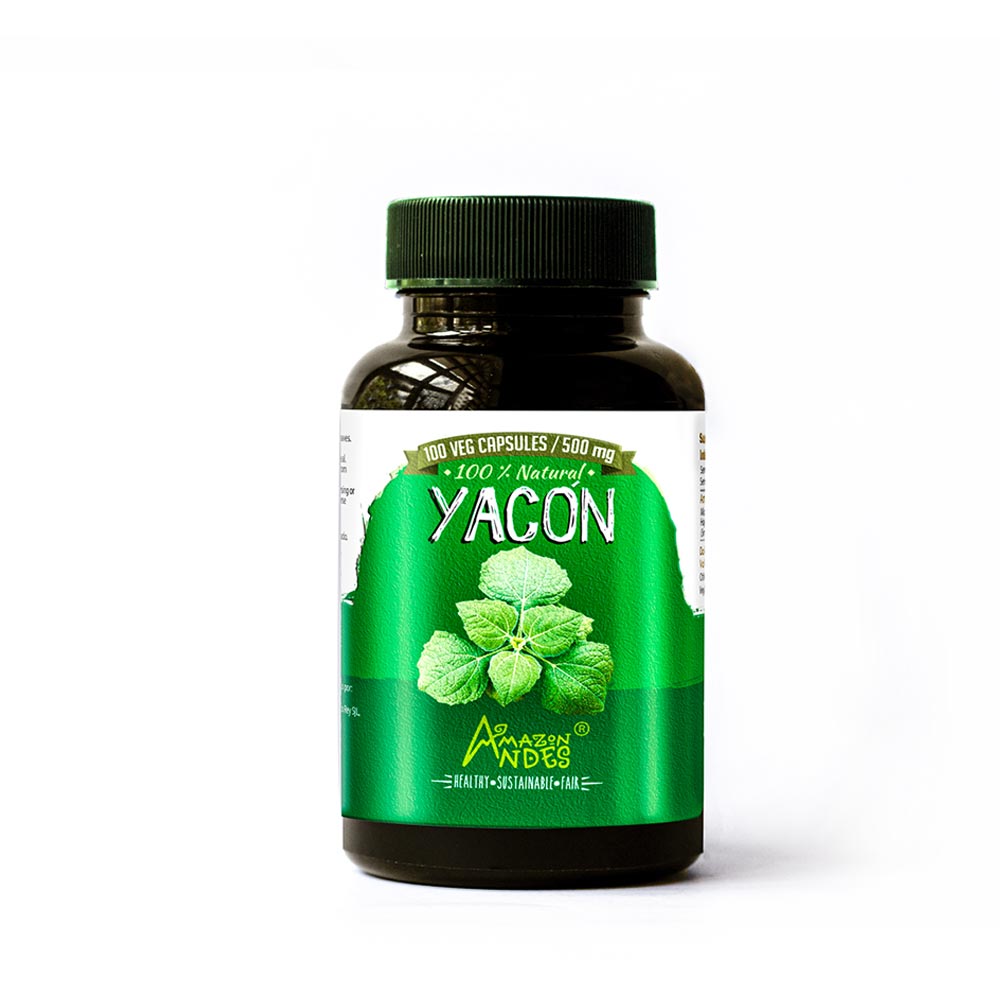 Yacon Amazon Andes en Capsula Vegana 100 X 500mg Puro y Natural - Real ...