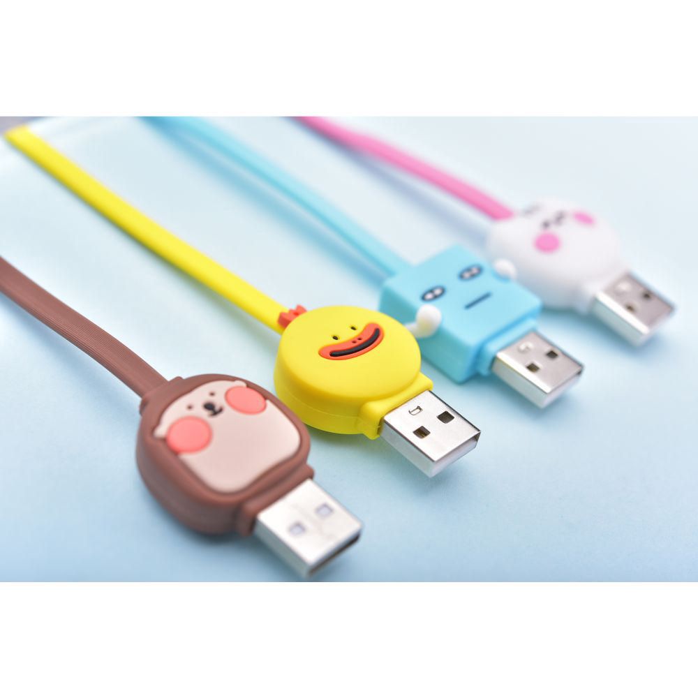Cable 1 Metro Emoji Series Apple-Marron - Real Plaza