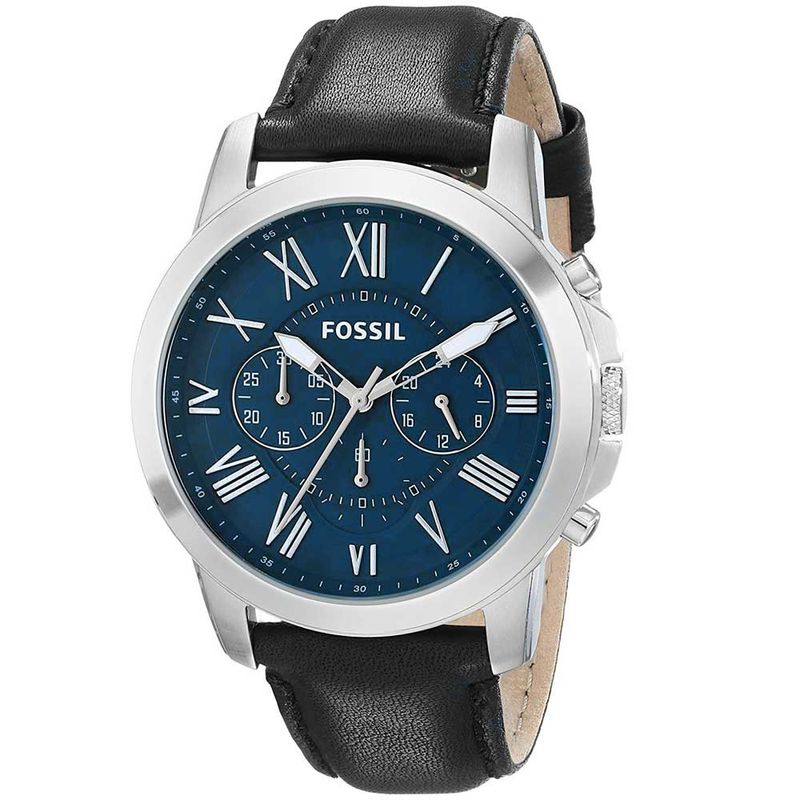 Reloj Fossil Grant FS4990 Para Hombre Cronómetro Acero Inoxidable ...