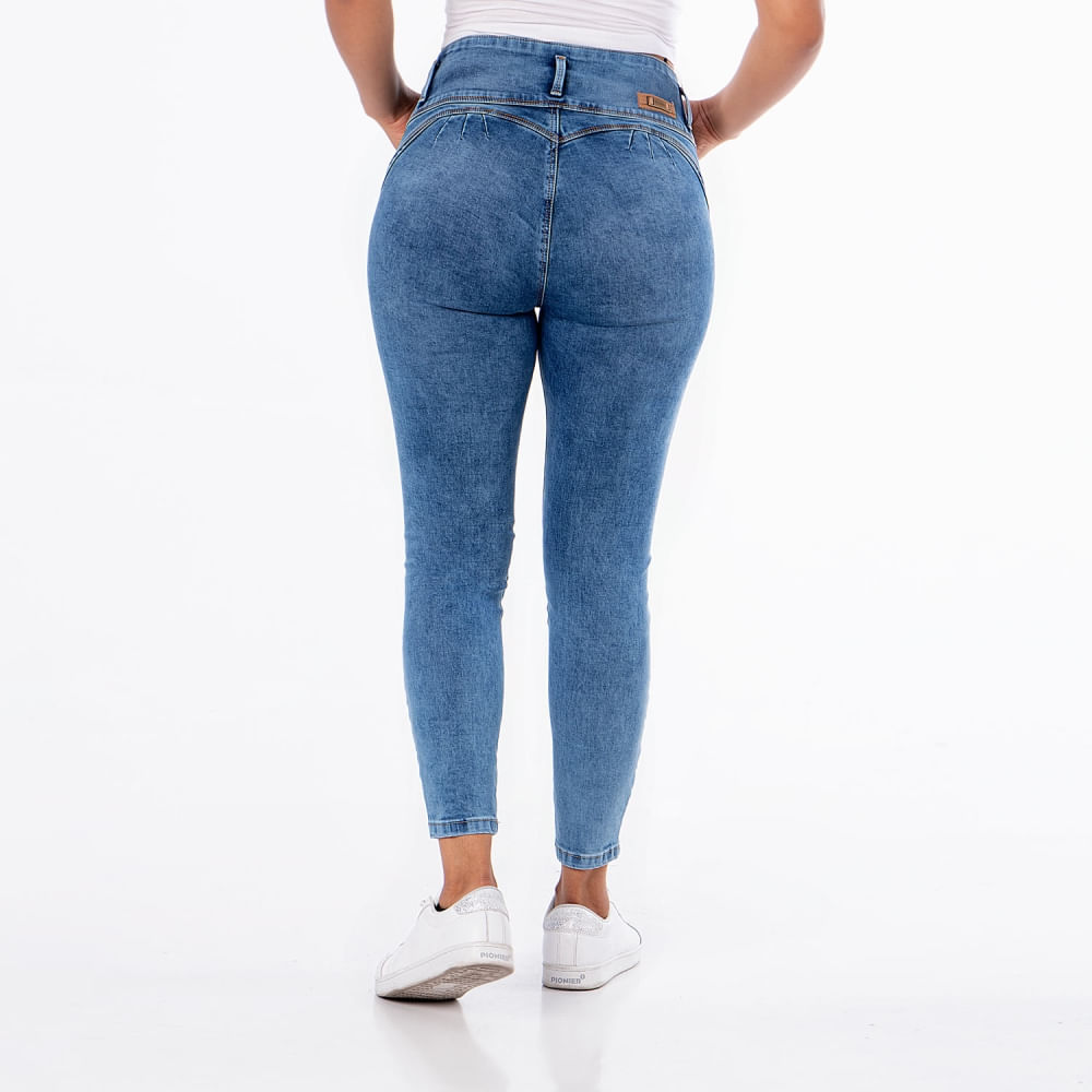 Pantalon Denim Stretch Pionier Mylam Tobillero Total Bleach Dstyr 38 ...