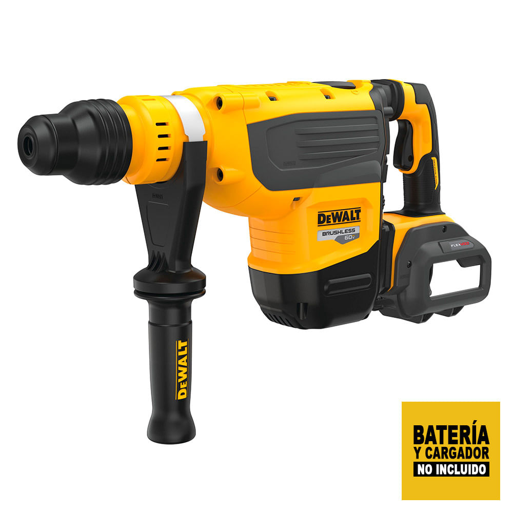 Rotomartillo Dewalt Flexvolt Max 60V Baretool DCH733B 12.3J - Real Plaza