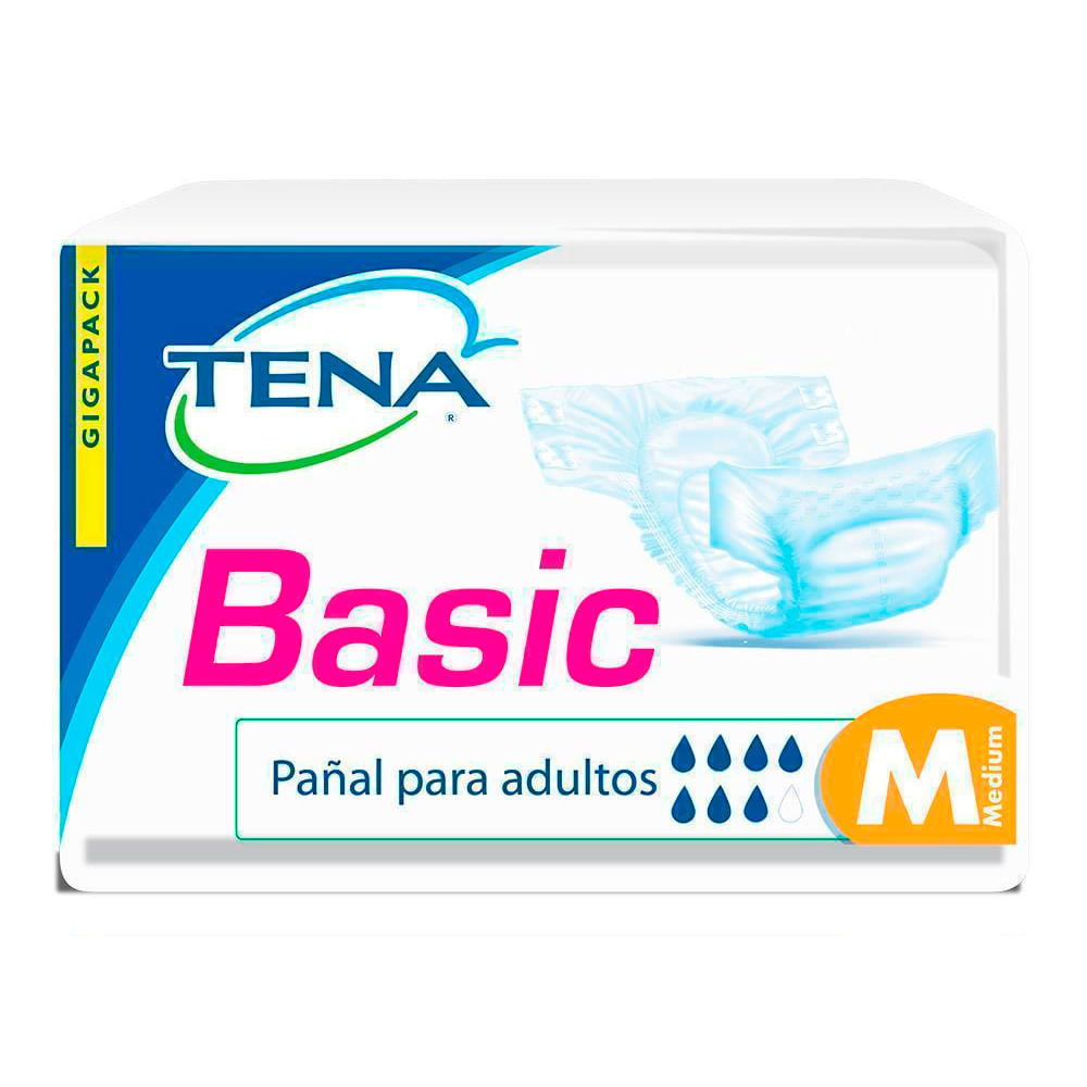 Pañal Para Adulto Tena Basic Medium 21Un - Real Plaza