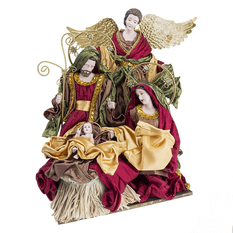 Sagrada Familia y Ángel Montefiori Poliresina - Real Plaza