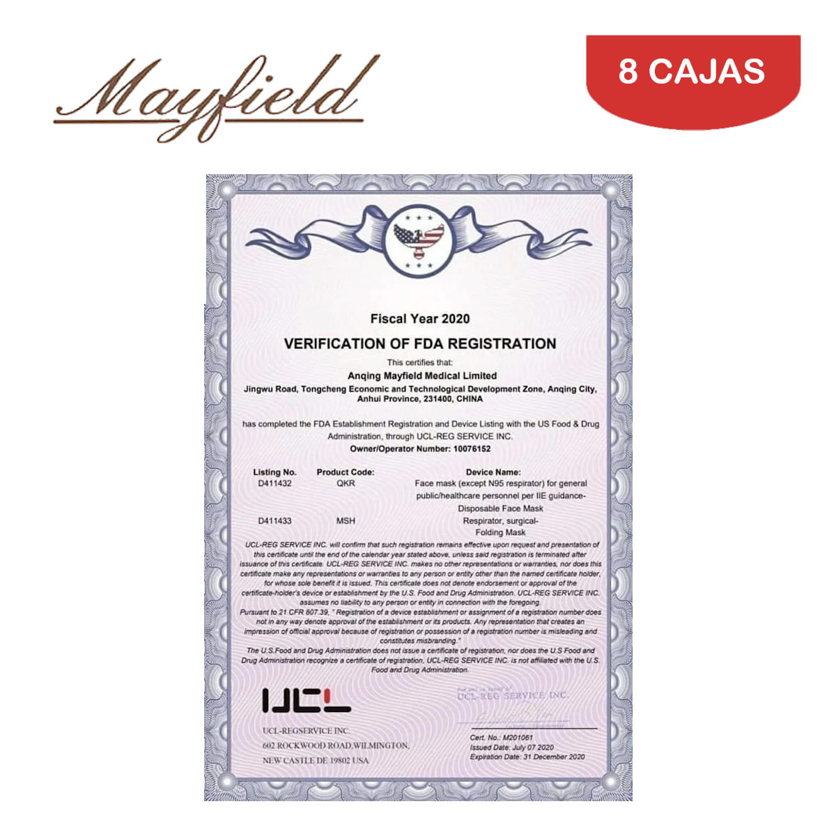 Mascarilla Quirúrgica Mayfield 3 Capas 3 Pliegues Negro Caja*50und Pack ... Mascarilla Quirúrgica Mayfield 3 Capas 3 Pliegues Negro Caja*50und Pack ...