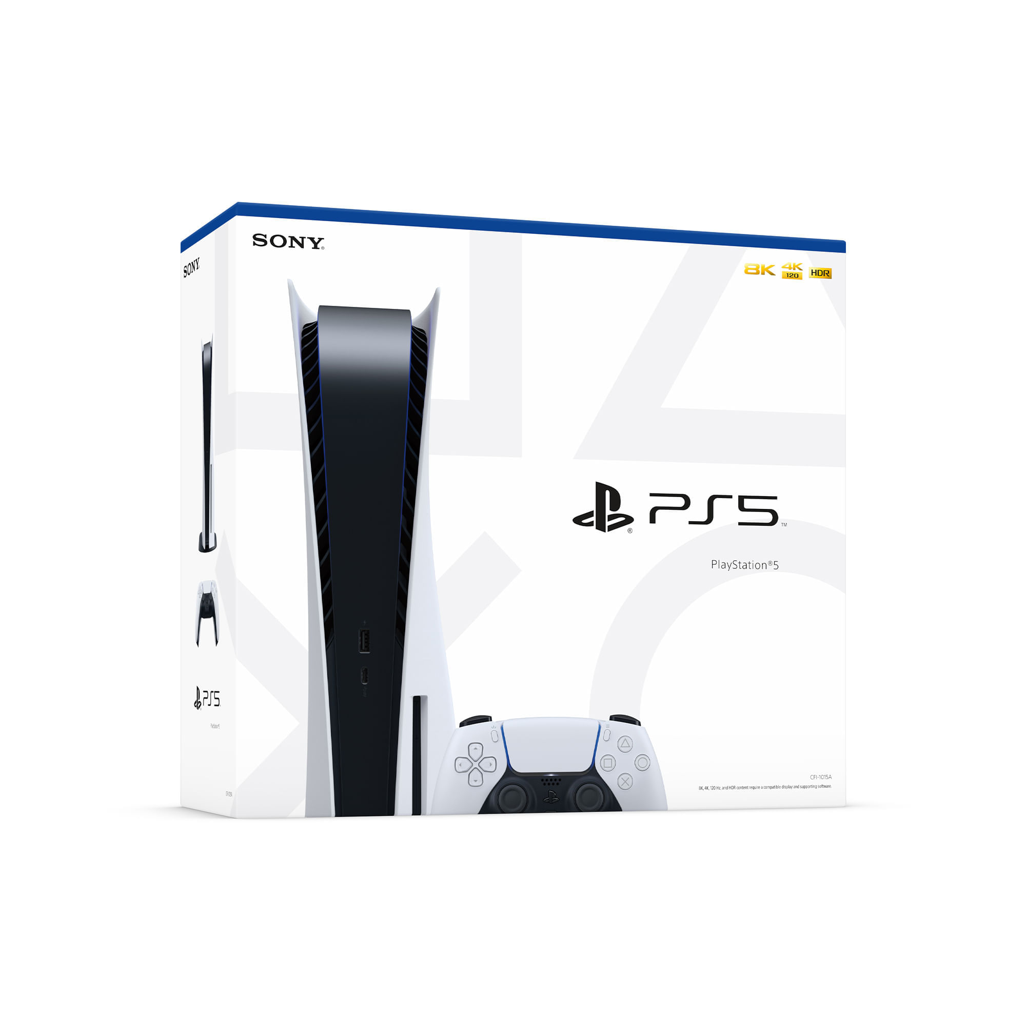 Consola SONY PS5 HW STANDARD Blanco - Real Plaza