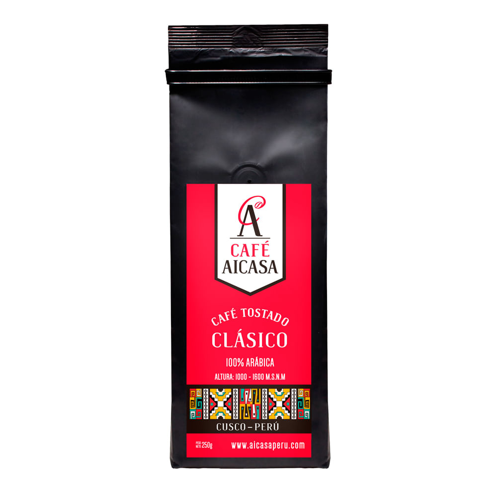 Café Clásico Aicasa Grano Entero 250gr - Real Plaza