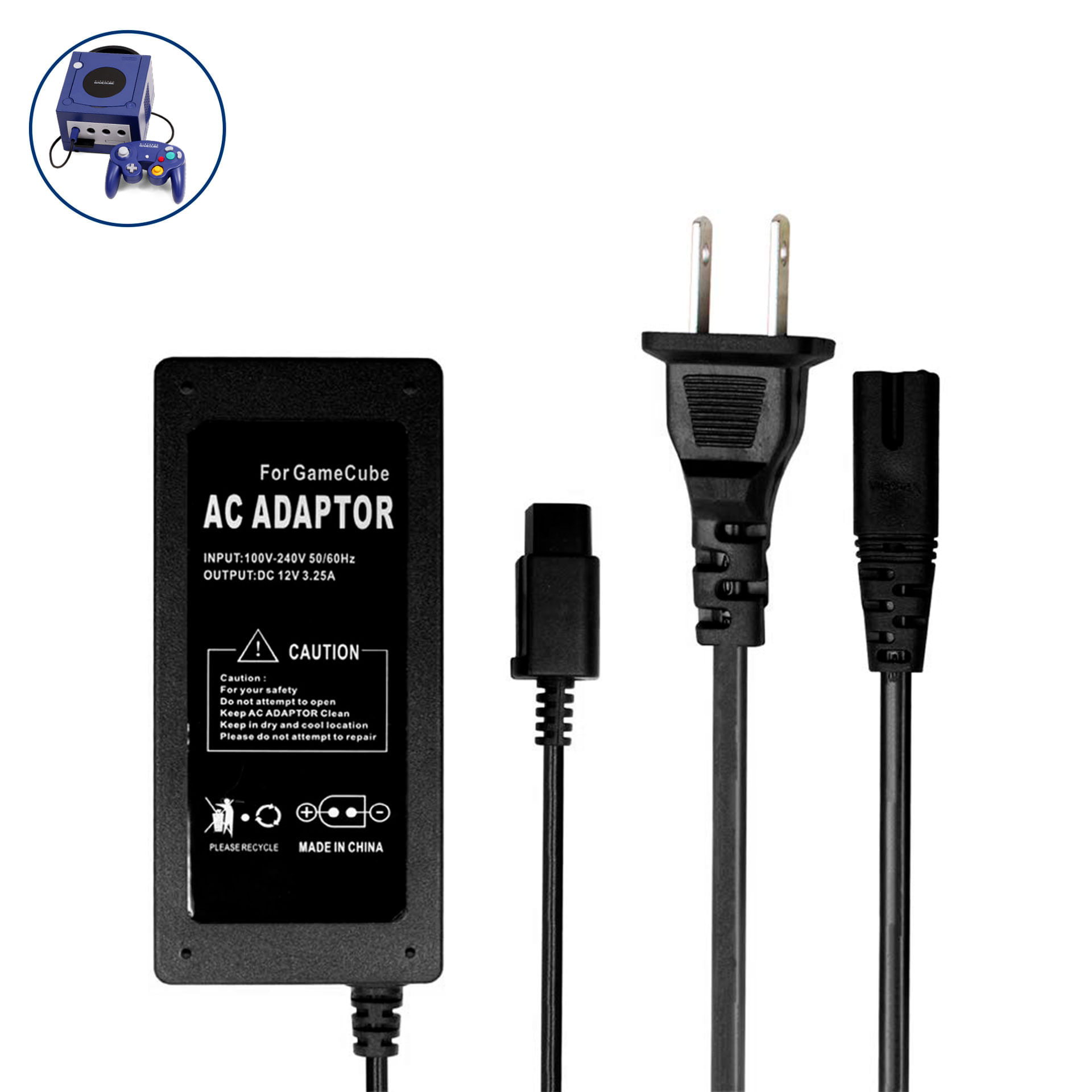 Cargador Para Nintendo Gamecube Fuente Multivoltaje - Real Plaza