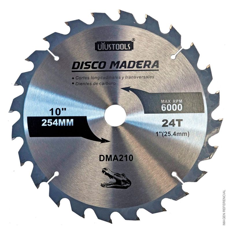 Sierra Ingleteadora Dongcheng DJX255 1650W 255mm + Disco 24D - Real Plaza