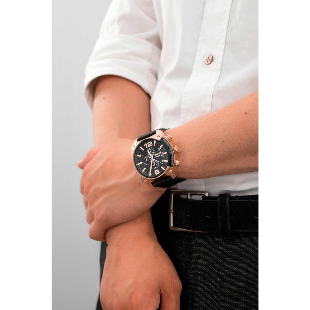 Reloj Diesel Overflow DZ4297 Para Hombre Cronómetro Fecha Correa de ...