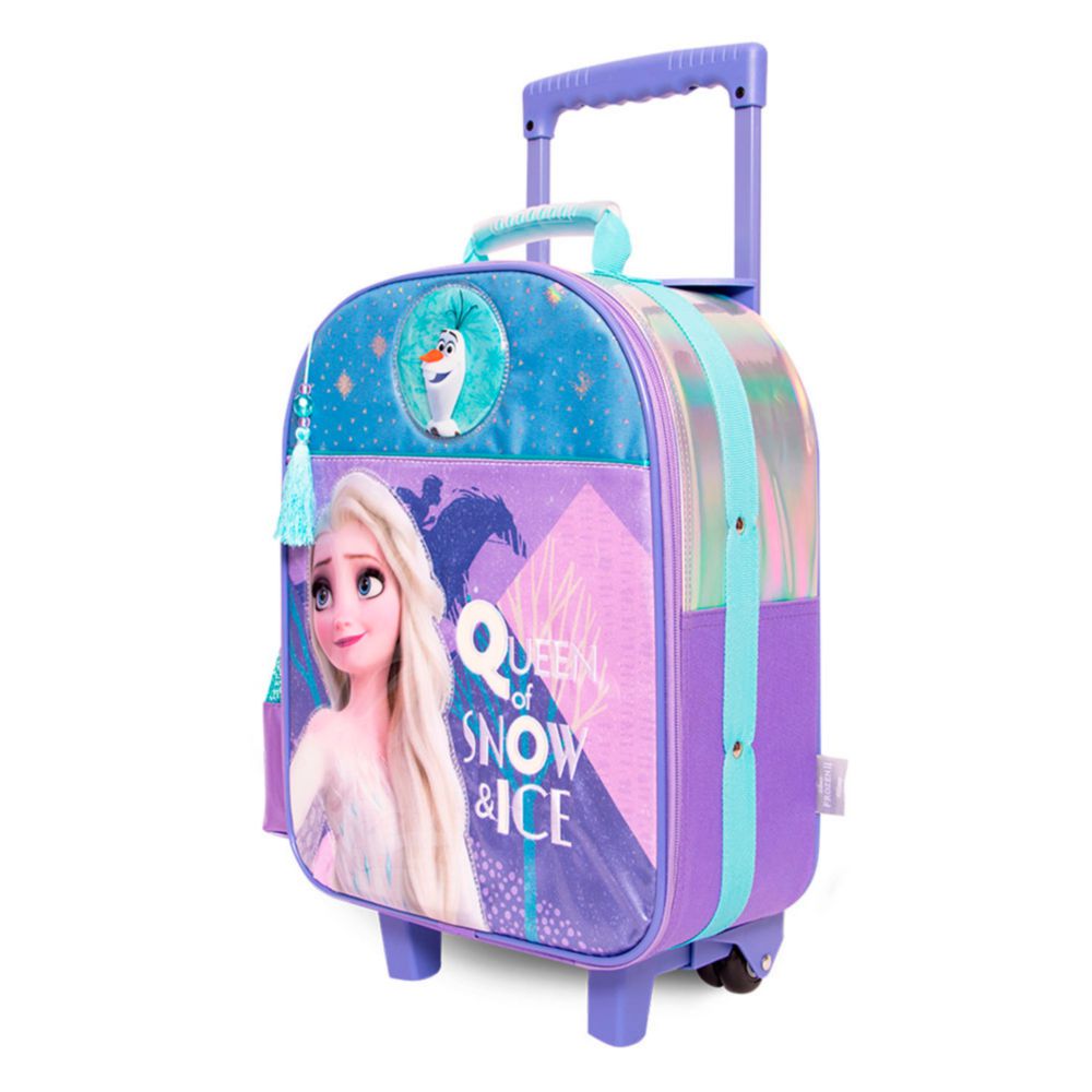 Mochila Con Ruedas Frozen Elsa Tornasol - Real Plaza