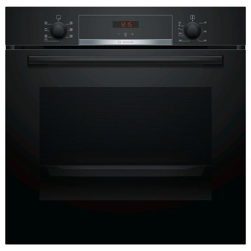 Horno Negro Empotrado Bosch HBA513BB1 3400w 275°C 60x60 cm - Real Plaza