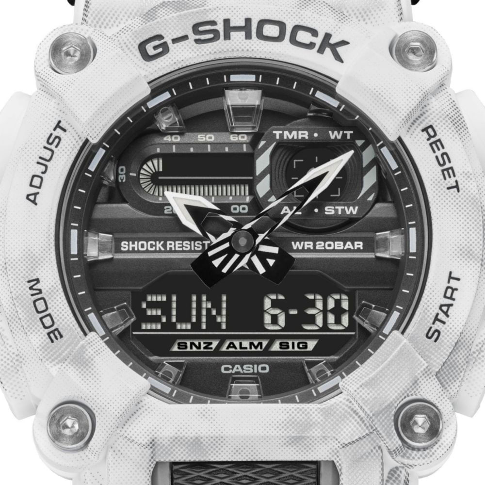 Reloj Hombre G-Shock Resina Blanco Ga-900Gc-7A - Real Plaza