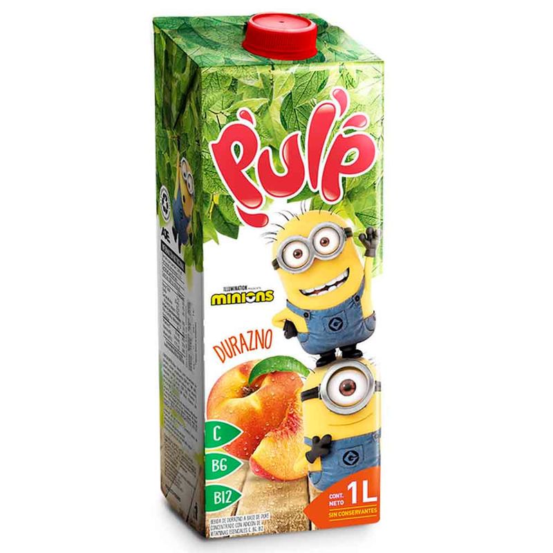 Bebida PULP Durazno Caja 1L - Real Plaza