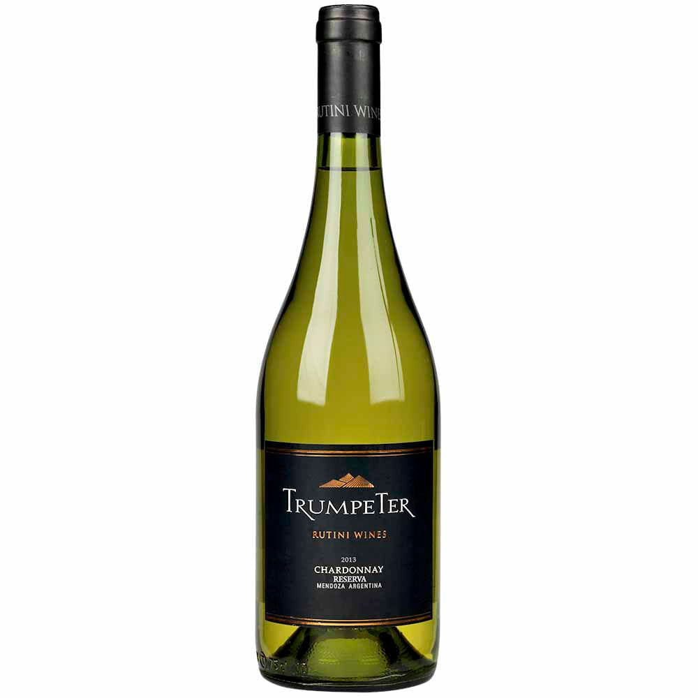 Vino TRUMPETER Chardonnay Clásico Botella 750ml - Real Plaza
