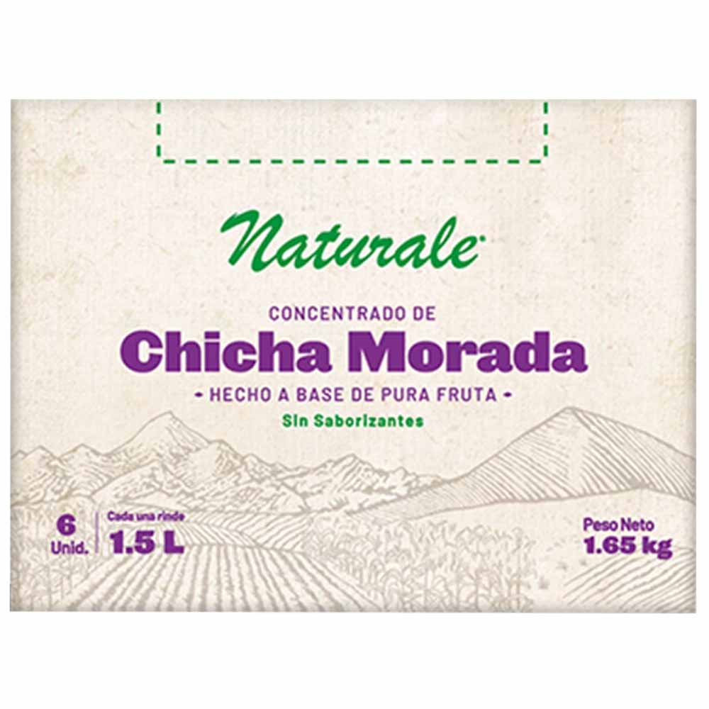 Refresco NATURALE Concentrado de Chica Morada Caja 6un - Real Plaza