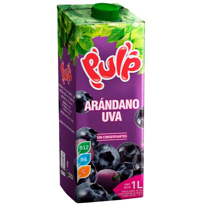 Bebida PULP Arándano Caja 1L - Real Plaza