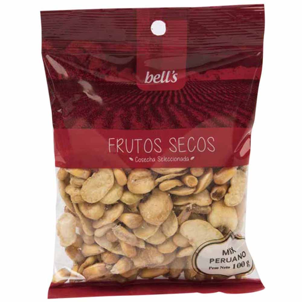 Piqueo BELL'S Mix Peruano Bolsa 100g - Real Plaza