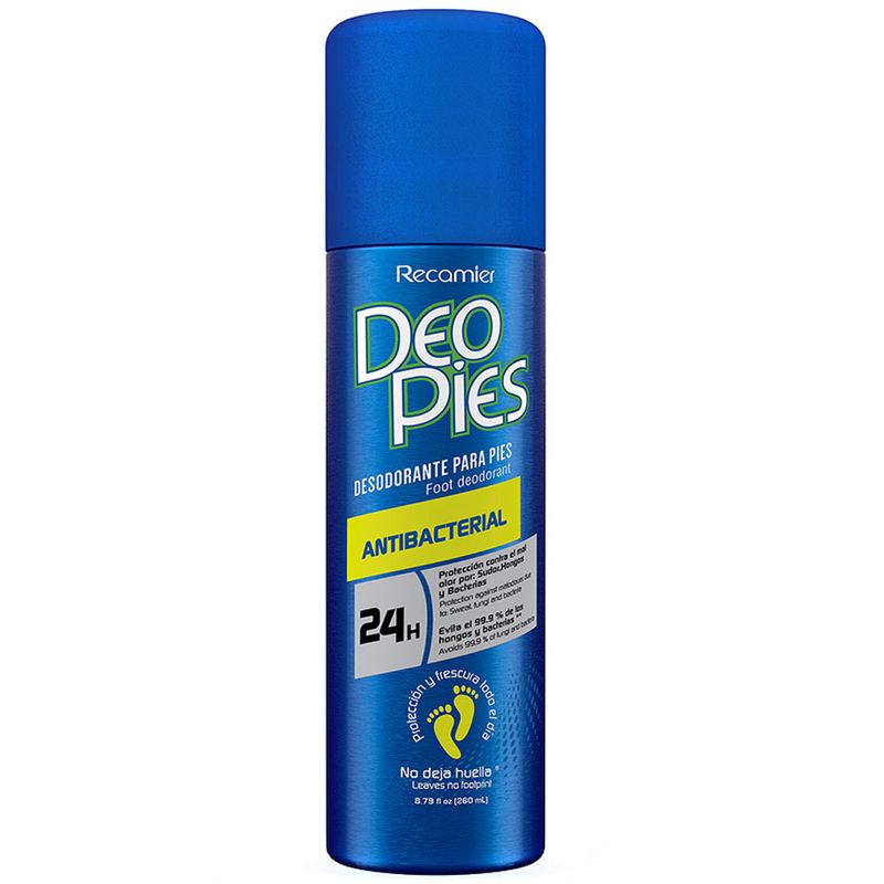 Desodorante en Aerosol para Pies DEO PIES Antibacterial Spray 260ml ... Desodorante en Aerosol para Pies DEO PIES Antibacterial Spray 260ml ...