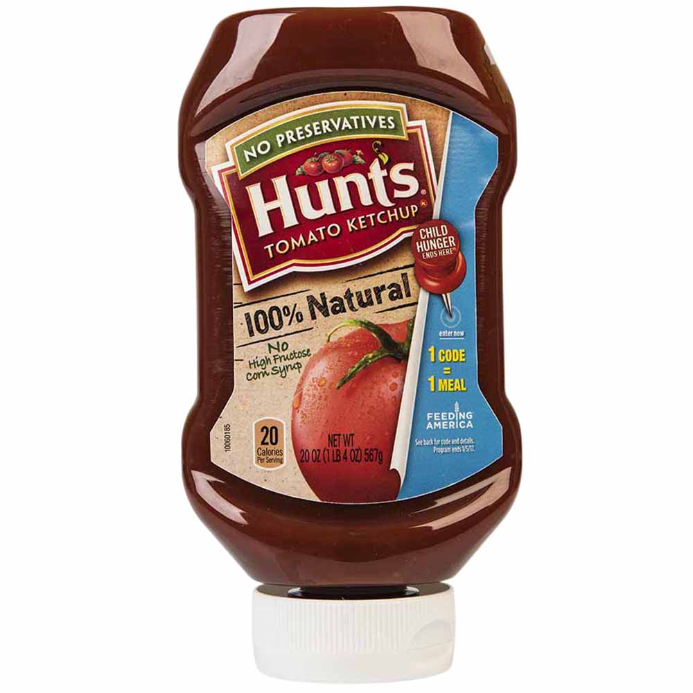 Ketchup HUNTS Tomato Sqeeze Frasco 567g - Real Plaza