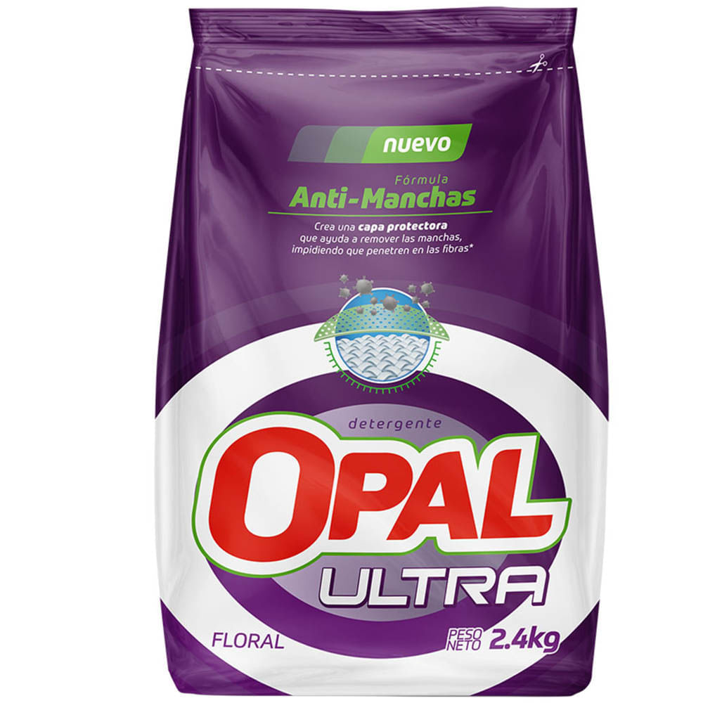 Detergente en Polvo OPAL Ultra Bolsa 2.4Kg - Real Plaza
