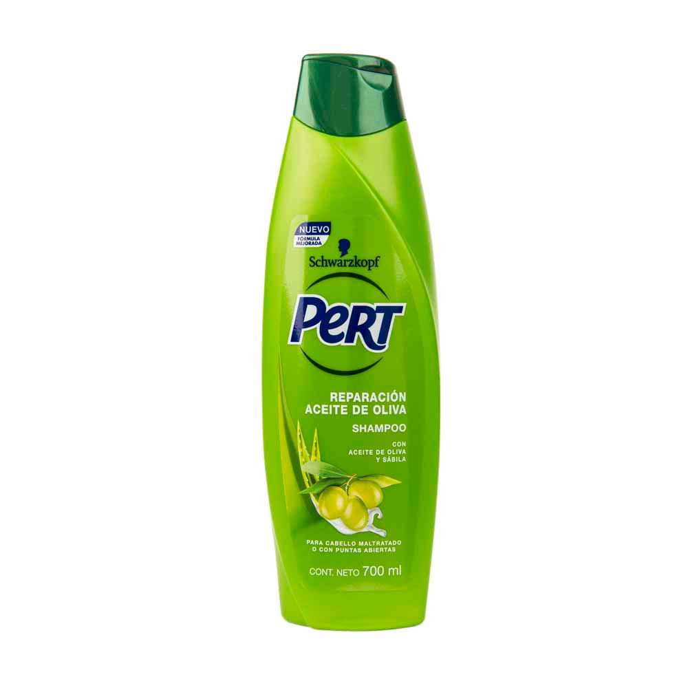 Shampoo PERT 2e1 Reparación Aceite Oliva Frasco 700ml - Real Plaza