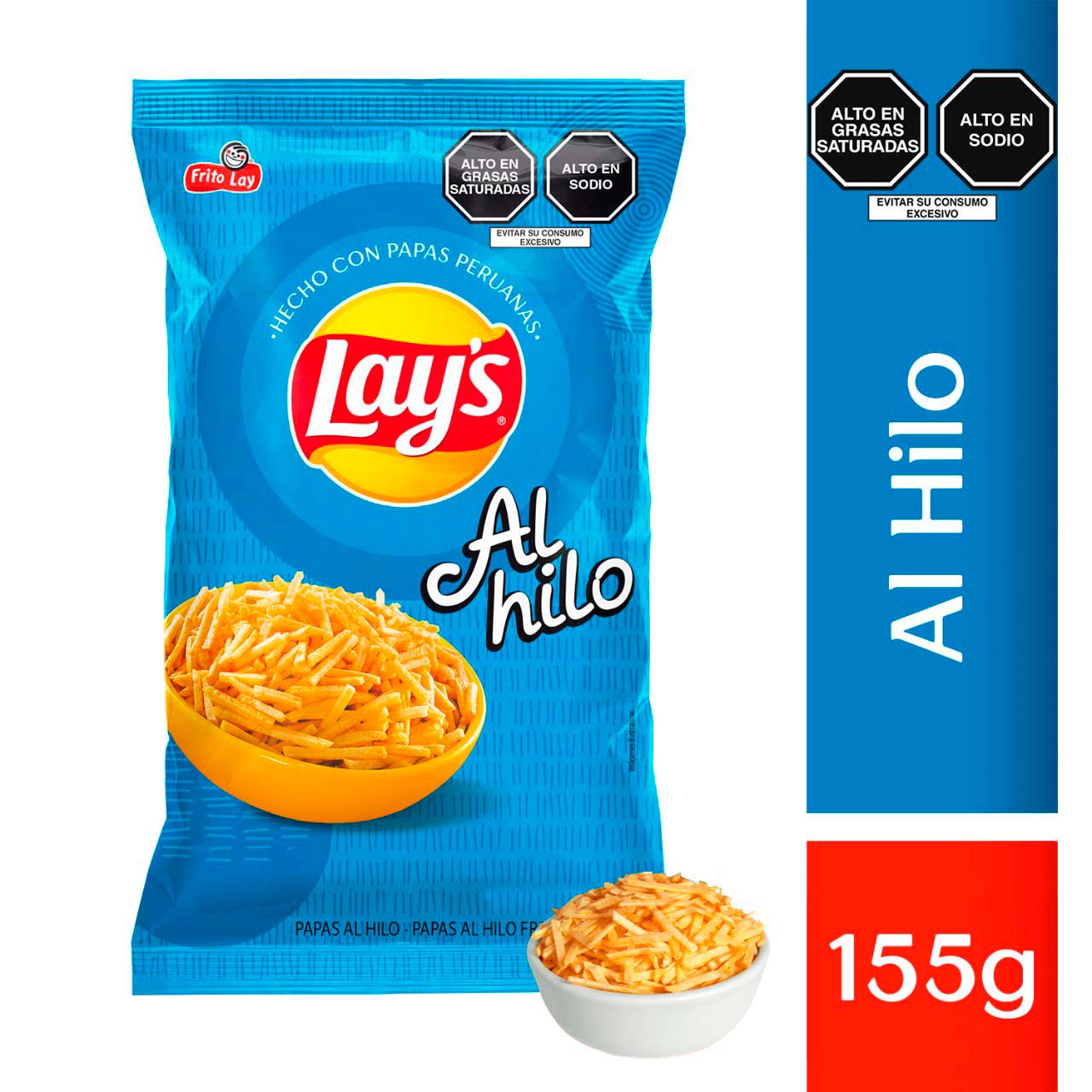 Papas al Hilo LAY'S Bolsa 155g - Real Plaza
