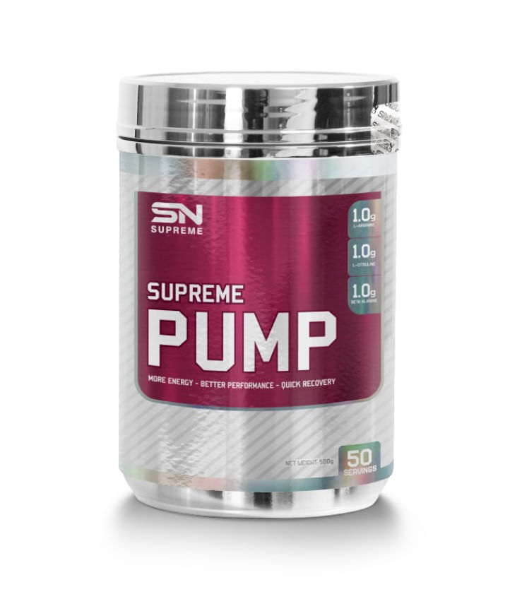 Pre Entreno Supreme Nutrition Supreme Pump 500Gr Blueberry - Real Plaza