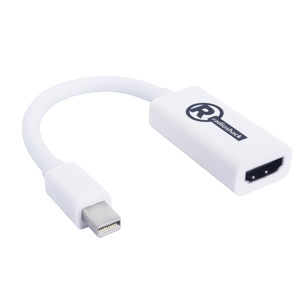 Adaptador mini display puerto a hdmi hembra Radioshack - Real Plaza